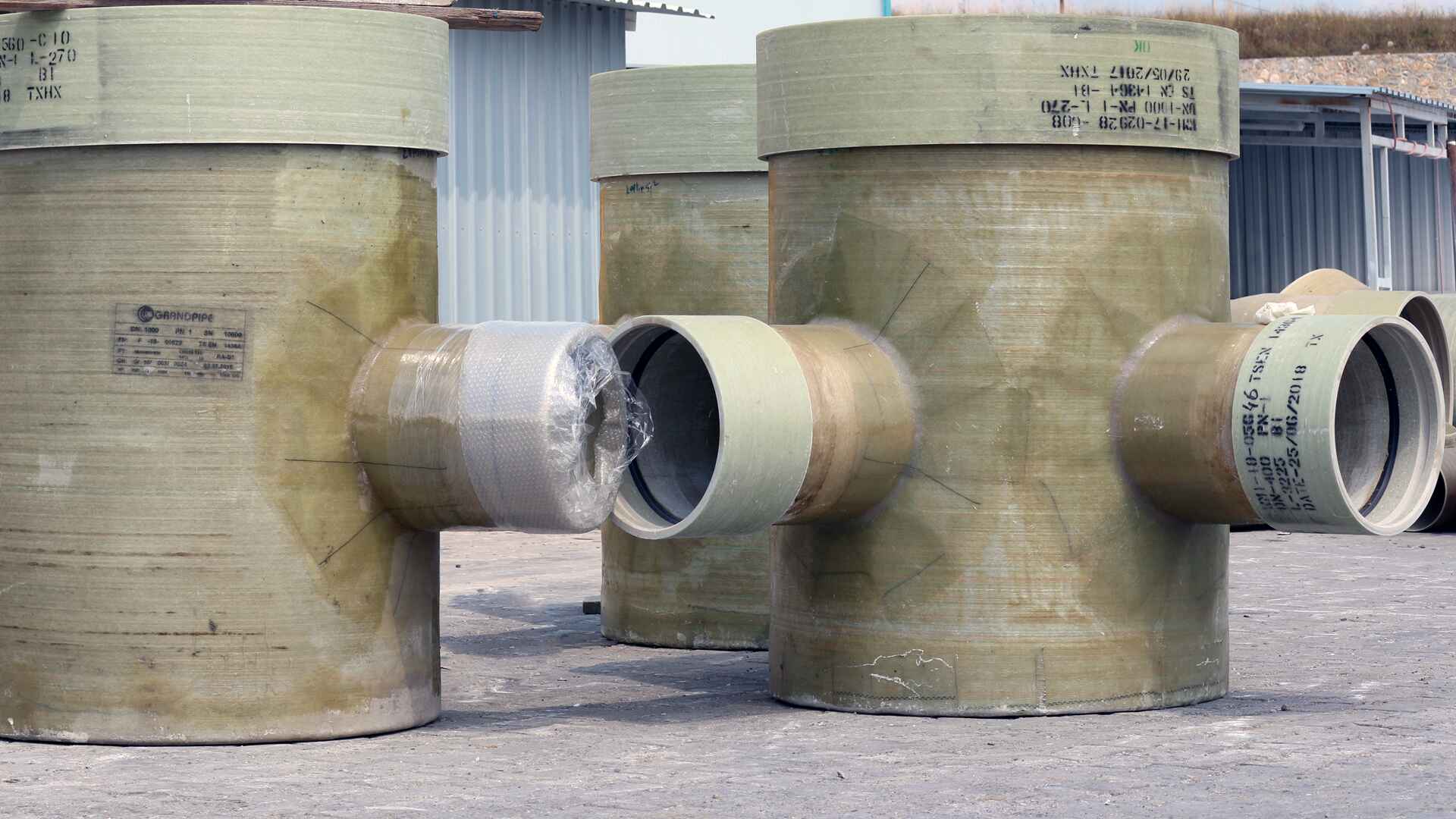 GRP-Rohre, Kupplungen & Fittings | GRANDPIPIE